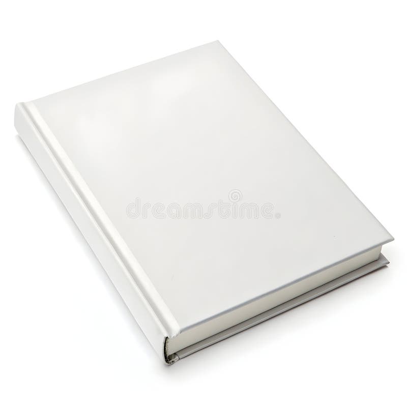 Isolated White Book Cover Isolated on White Background Stock ...
