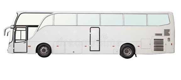 461 White Bus Side View Isolated Stock Photos - Free & Royalty-Free ...