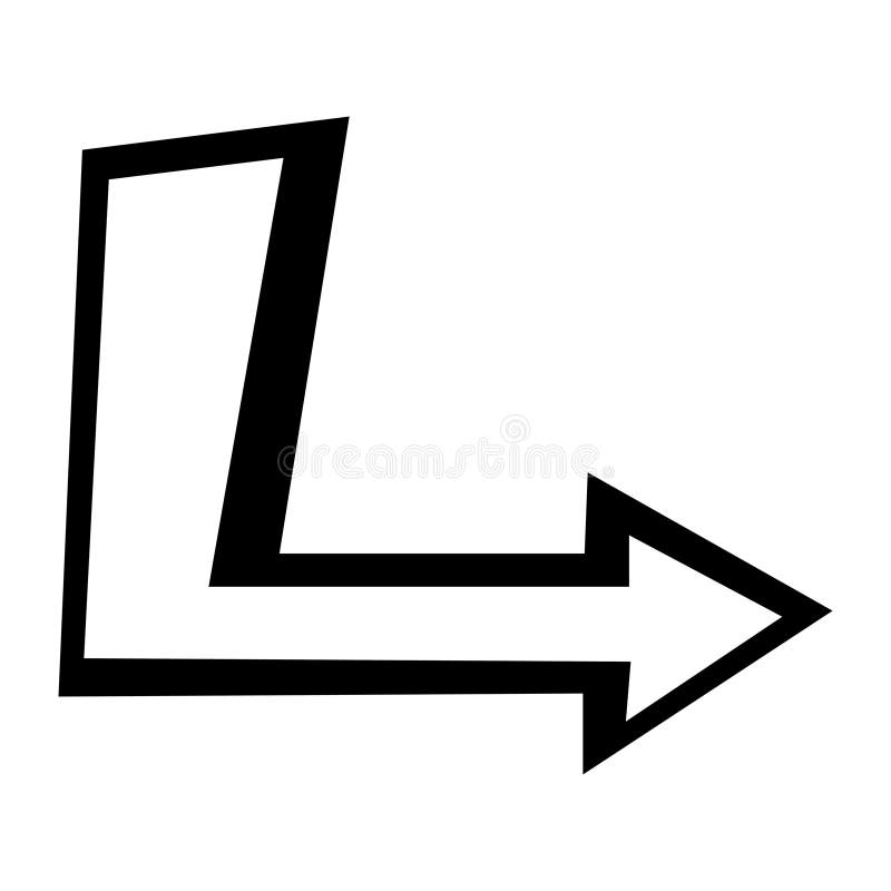 Isolated White Comic Arrow Transition Vector Stock Vector ...