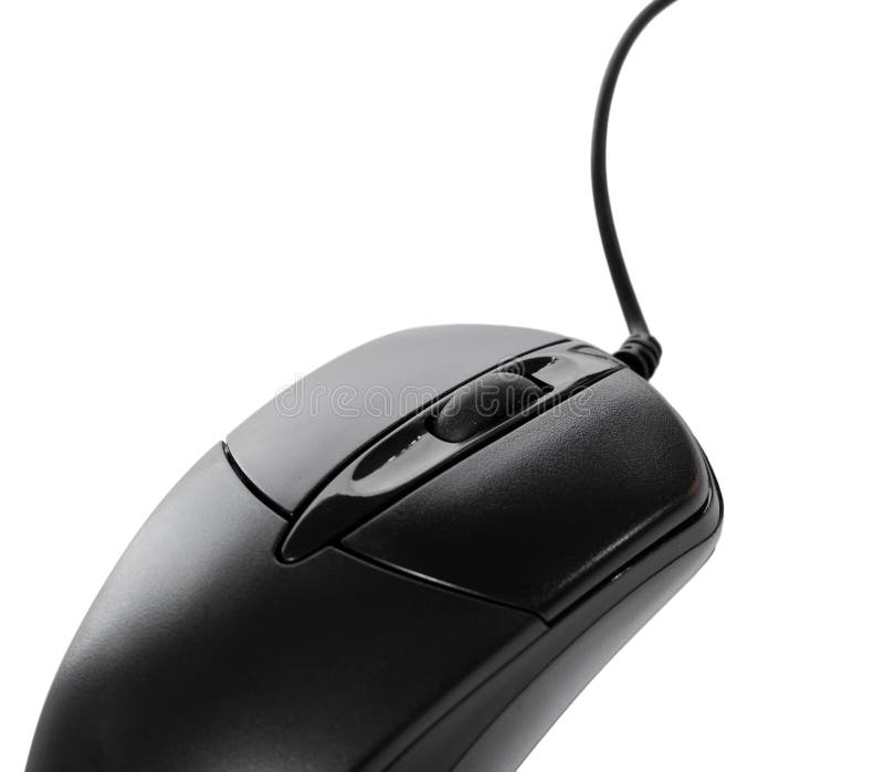 Isolated on White Computer Mouse. Close Up. Stock Image - Image of ...