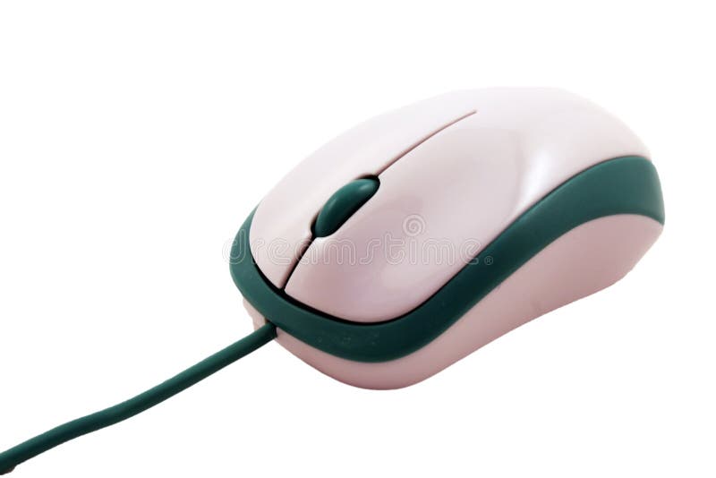 Isolated on White Computer Mouse Stock Image - Image of isolated ...