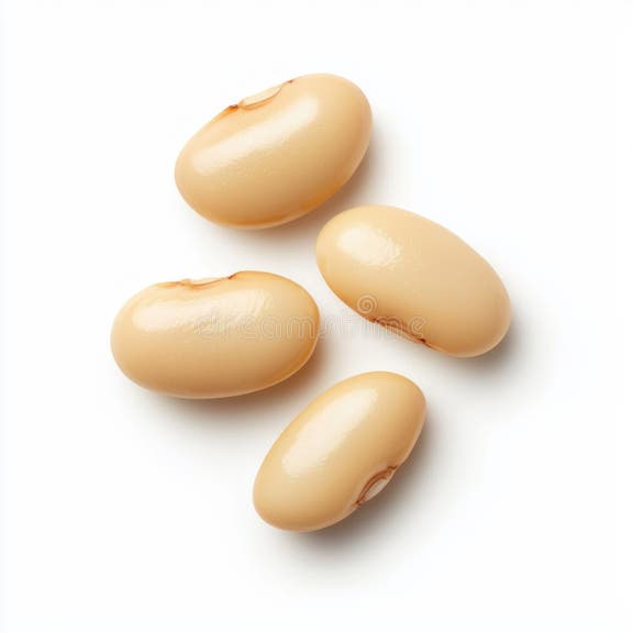 Isolated White Lima Beans stock photo. Image of nutrition - 367342694