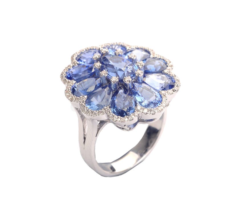 Isolated white ring stock photo. Image of light, gemstone - 88883032