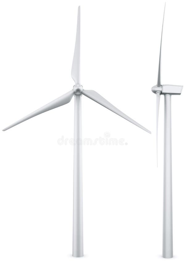 Wind Turbine Isolated. Alternative Energy Source. Stock Image - Image ...