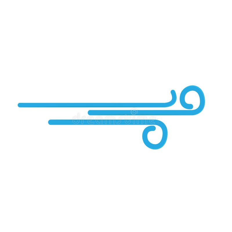 Isolated wind weather icon stock vector. Illustration of weather ...