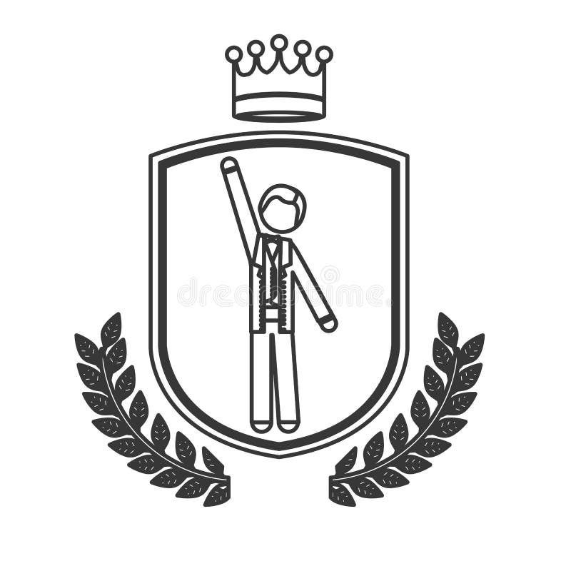 Isolated Winner Inside Label Design Stock Vector - Illustration of ...