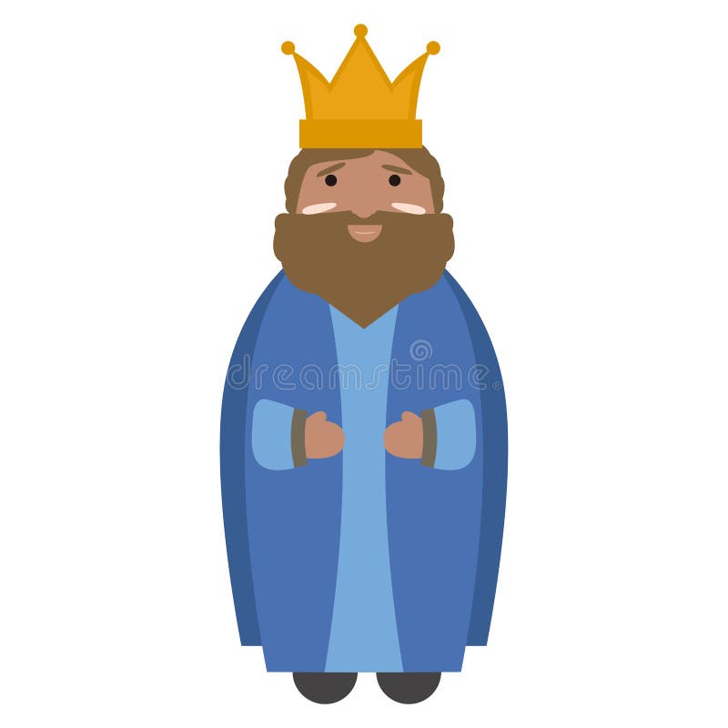 One of the Three Wise Men. Cartoon Character Stock Vector ...