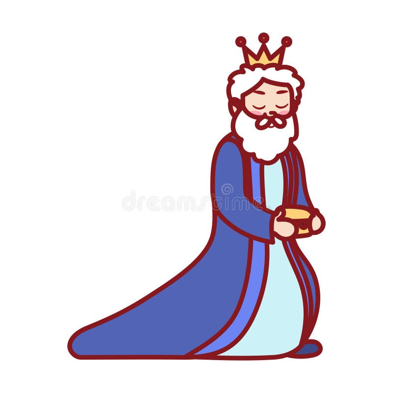 Isolated wise man icon stock vector. Illustration of cartoon - 200327893