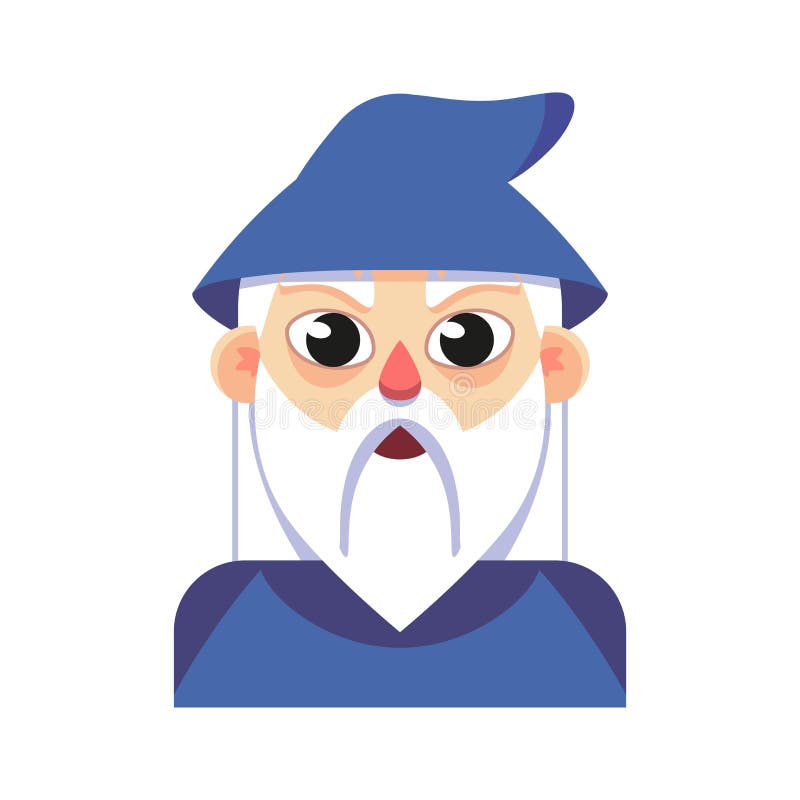 Isolated wizard medieval stock vector. Illustration of medieval - 197264218