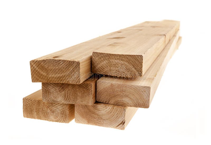 Isolated 2x4 wood boards stock image. Image of pieces - 41255983