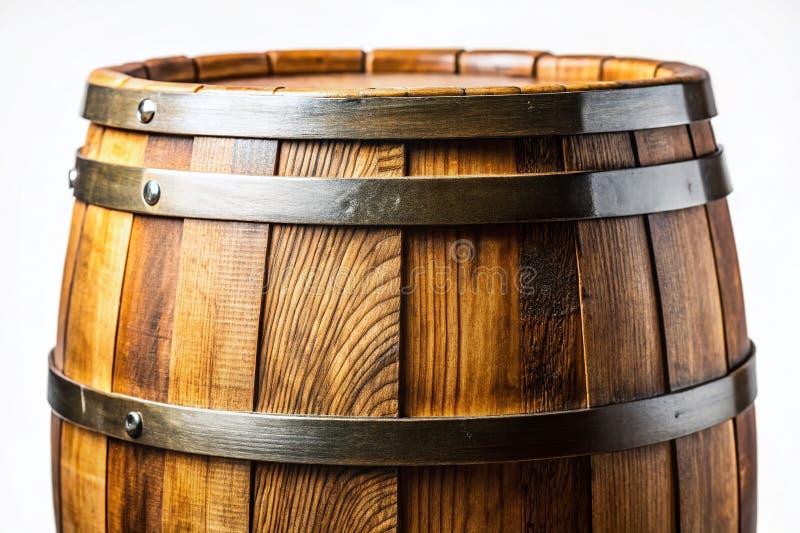 Rustic Wooden Barrel Drum Versatile Decor Prop for Home Bar or Musical ...