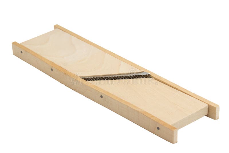 Isolated wooden grater stock image. Image of metal, domestic - 34466645