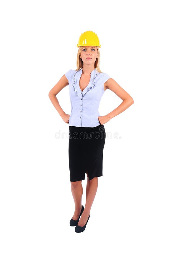 Isolated Worker Woman stock photo. Image of manager, adult - 55908846