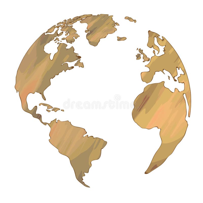 Isolated World map stock vector. Illustration of texture - 87390238