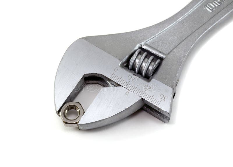 Isolated fix wrench stock photo. Image of fitter, equipment - 38941928
