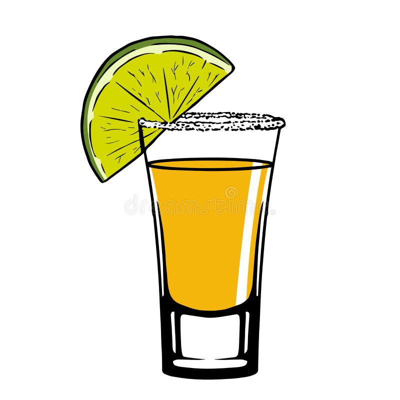 Isolated Yellow Cocktail Illustration Vector Stock Vector ...