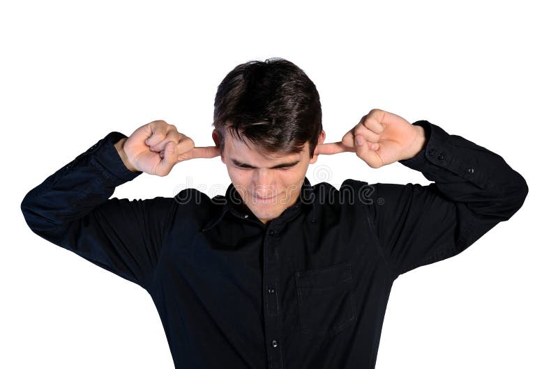 Isolated Young Business Man Stock Image - Image of male, ignoring: 43051893