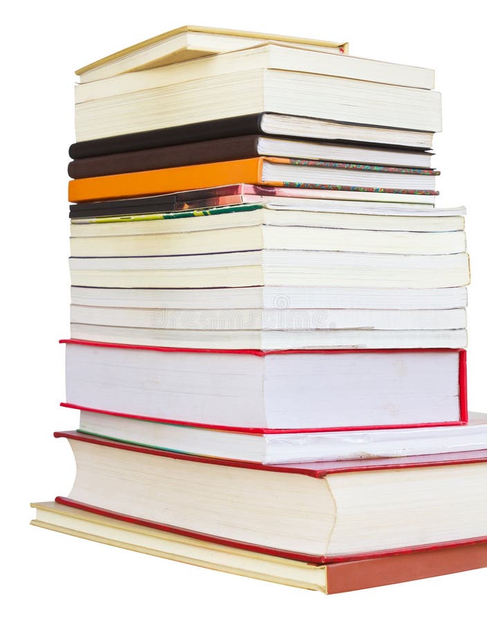 Isolates of several books. stock photo. Image of document - 29502996