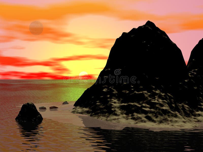 Isolation stock image. Image of island, imagination, distant - 83395293