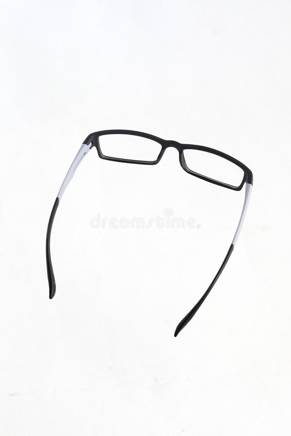 Isolation Glasses on White Background. Black and Gray Combination ...