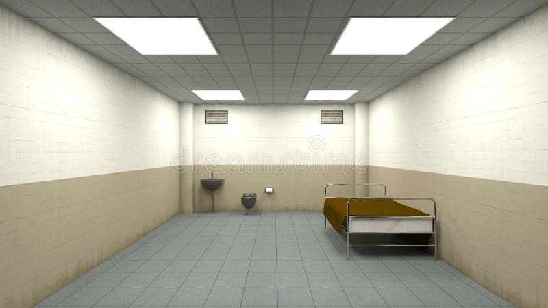 Isolation room stock photo. Image of washstand, rendering - 75825100