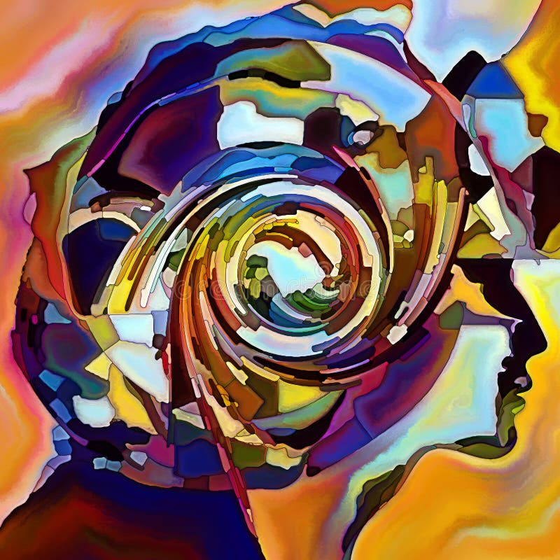 Isolation through Us stock illustration. Illustration of consciousness ...