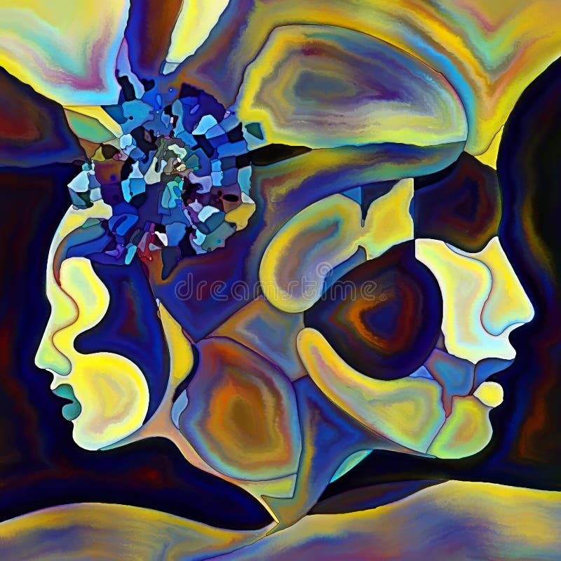 Isolation through Us stock illustration. Illustration of colored ...