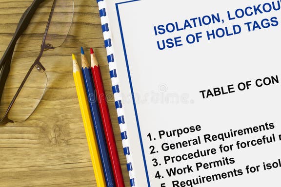 Isolation and Use of Hold Tags Stock Photo - Image of concept, lock ...