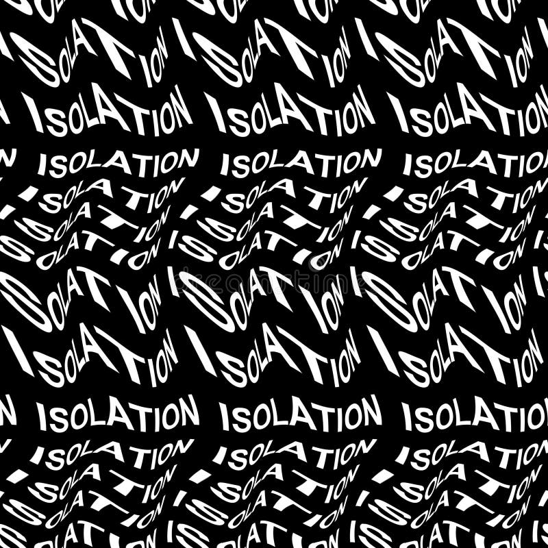 Isolation word cloud stock vector. Illustration of isolation - 218073510