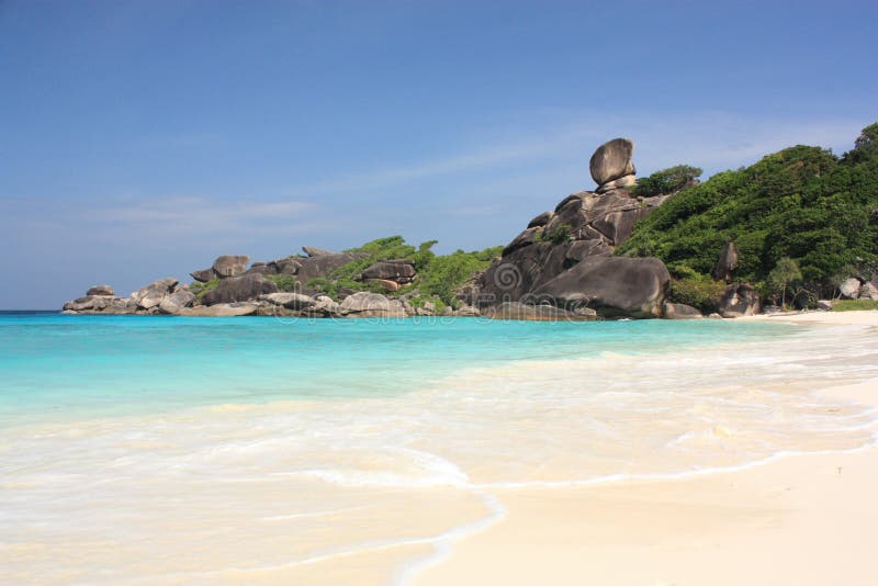 Isole Di Similan, Tailandia Fotografia Stock - Immagine di limite ...