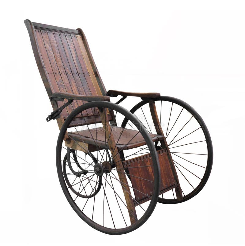 Antik rullstol fotografering för bildbyråer. Bild av danat - 43436177