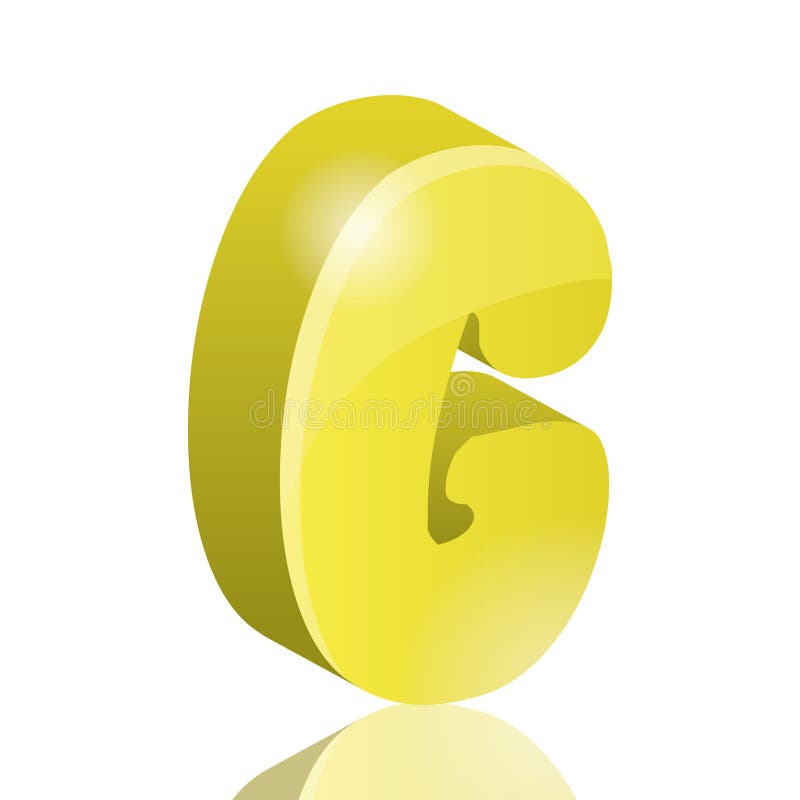 Isometric Alphabet G. Vector Illustration Decorative Design Stock ...