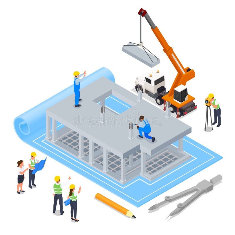 Construction Architect Vertical Banners Stock Vector - Illustration of sale, paper: 81647449