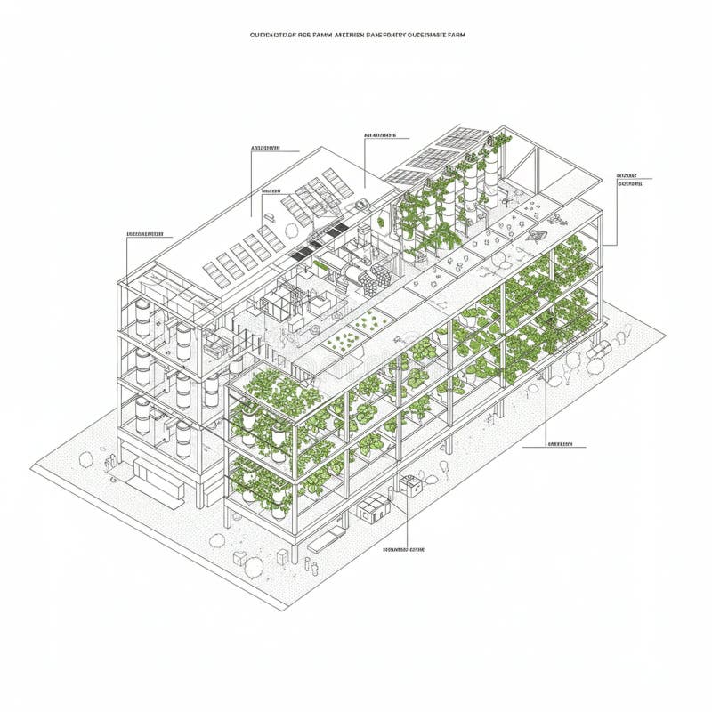 Architectural Farm Design Stock Illustrations – 1,352 Architectural ...