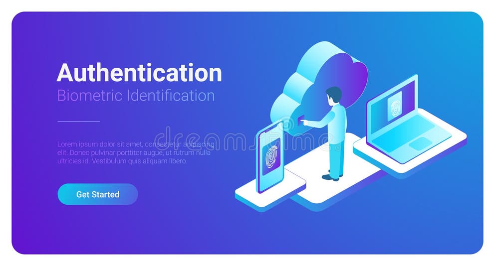 Biometric Authentication Stock Illustrations – 17,300 Biometric ...