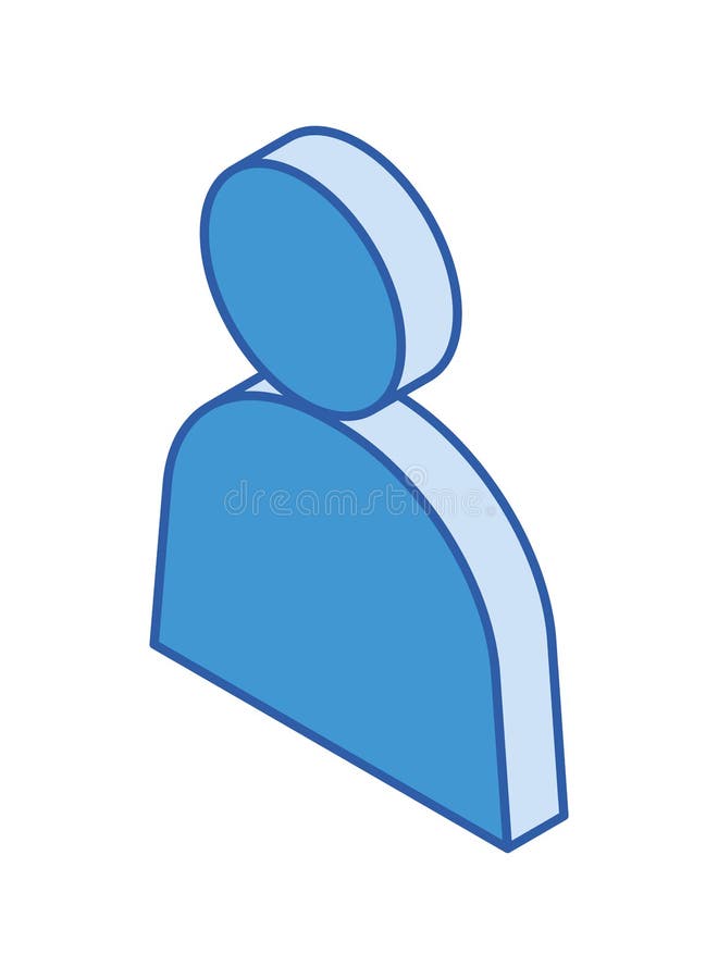 Isometric avatar profile stock vector. Illustration of profile - 212444740