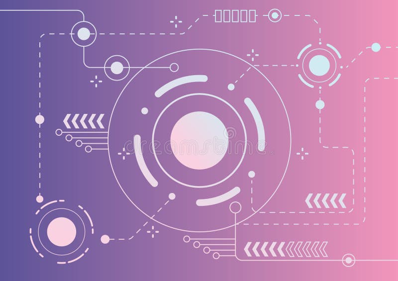 Isometric Infographic Elements with the Electric Chips. Stock Vector ...