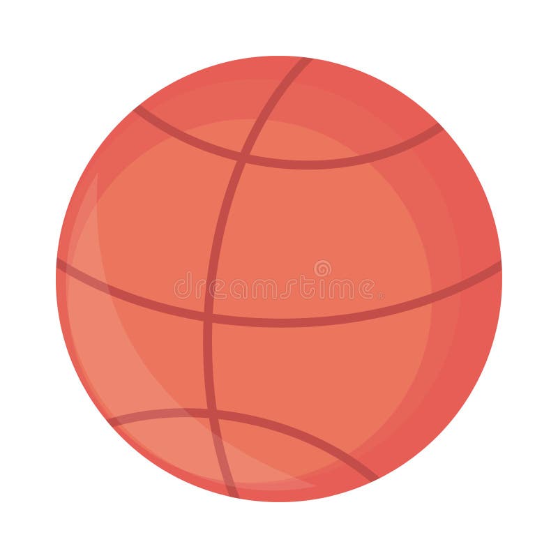 Isometric basketball ball stock vector. Illustration of isolated ...