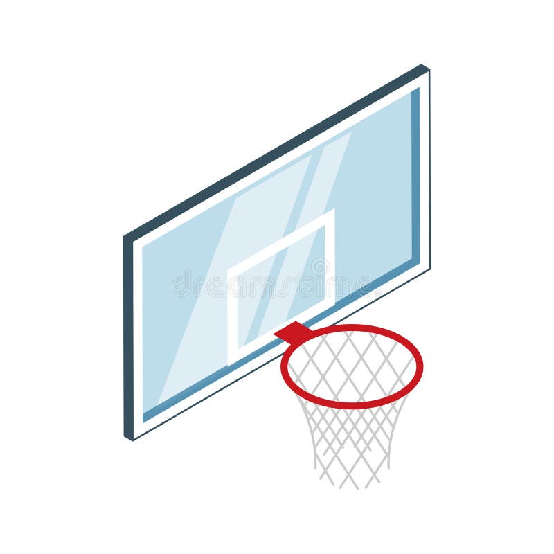 Isometric Basketball Basket Stock Vector - Illustration of team ...