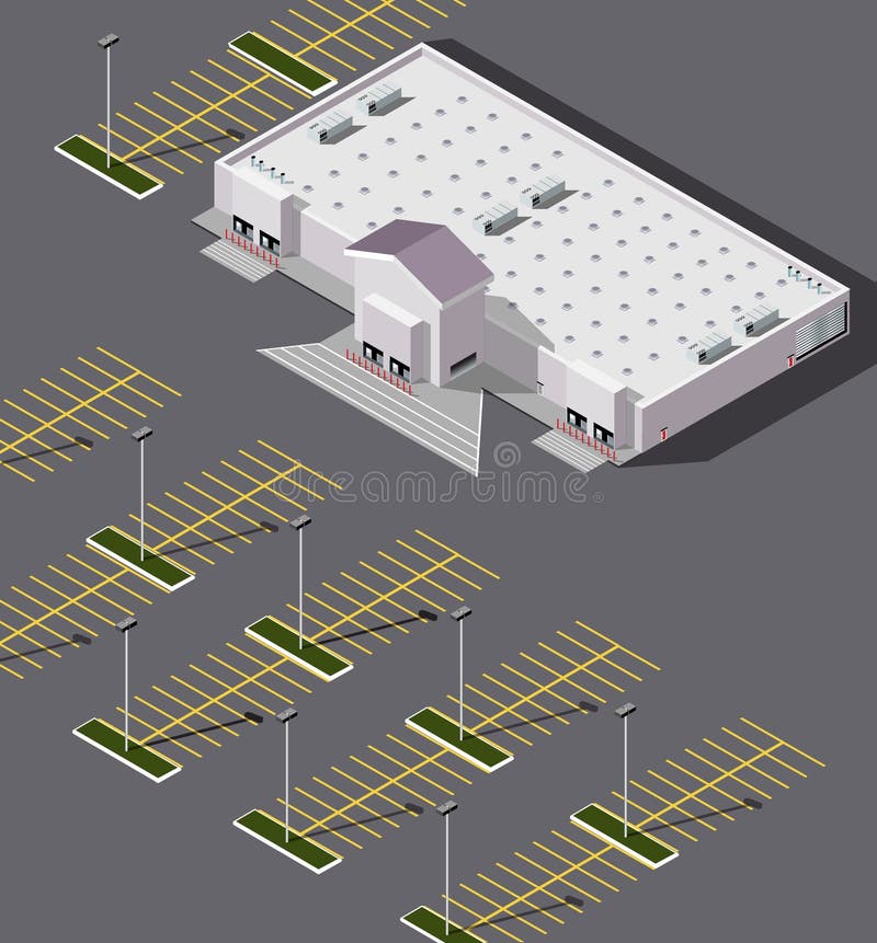 Isometric Big Box Store Stock Illustrations – 174 Isometric Big Box ...