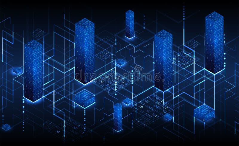 Isometric Big Data Flow Processing Concept, Cloud Database. Abstract ...