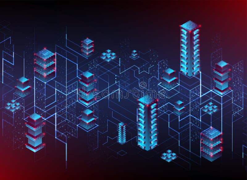 Isometric Big Data Flow Processing Concept, Cloud Database. Abstract ...