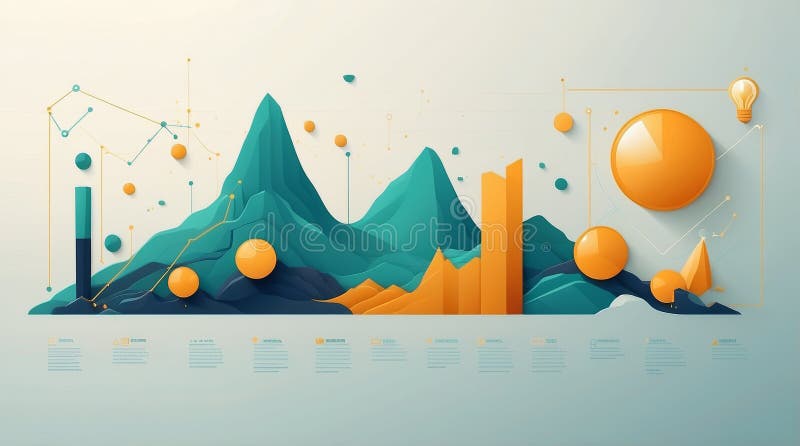 Isometric Blender-Style Business Concept Vector Illustration Stock ...