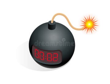 Time Bomb Banner Vector Illustration Stock Illustrations – 183 Time ...