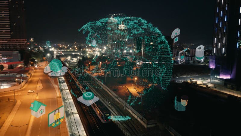 Isometric Bot and Cybersecurity, Artificial Intelligence Concept. AI ...