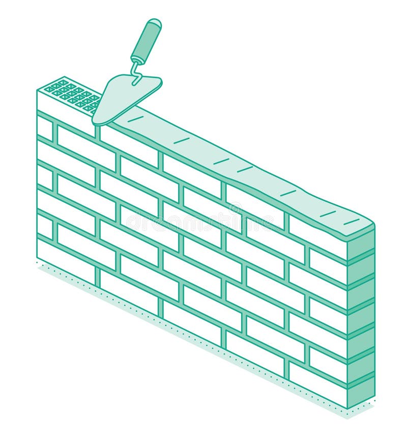 Brick Wall Construction Structure Stock Illustrations – 46,117 Brick ...