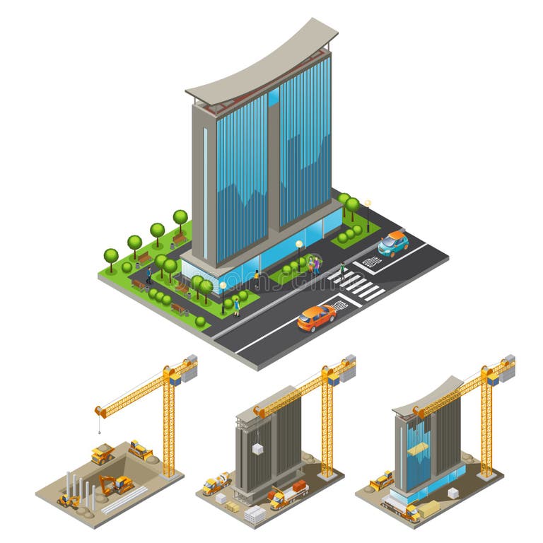 Building Construction Process Icons Stock Illustrations – 1,716 ...