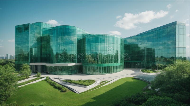 Isometric Business Glass Office Building. Isometric Modern Architecture ...