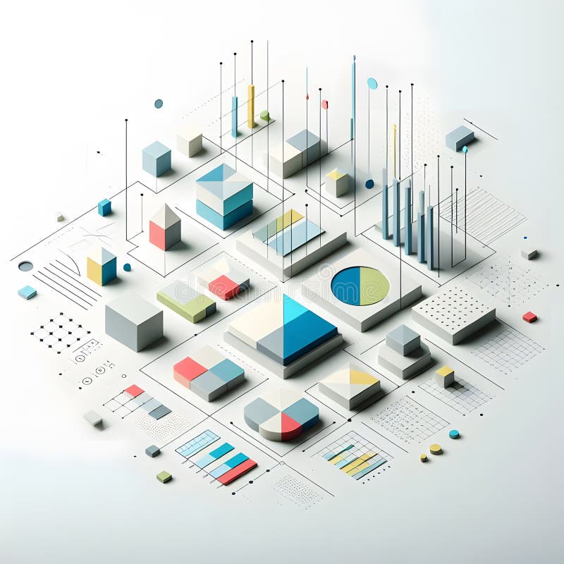 Isometric Business Infographics. Data and Information Visualization ...