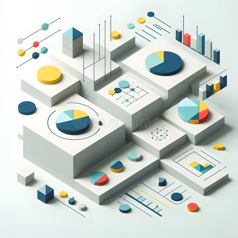 Isometric Business Infographics. Data and Information Visualization ...